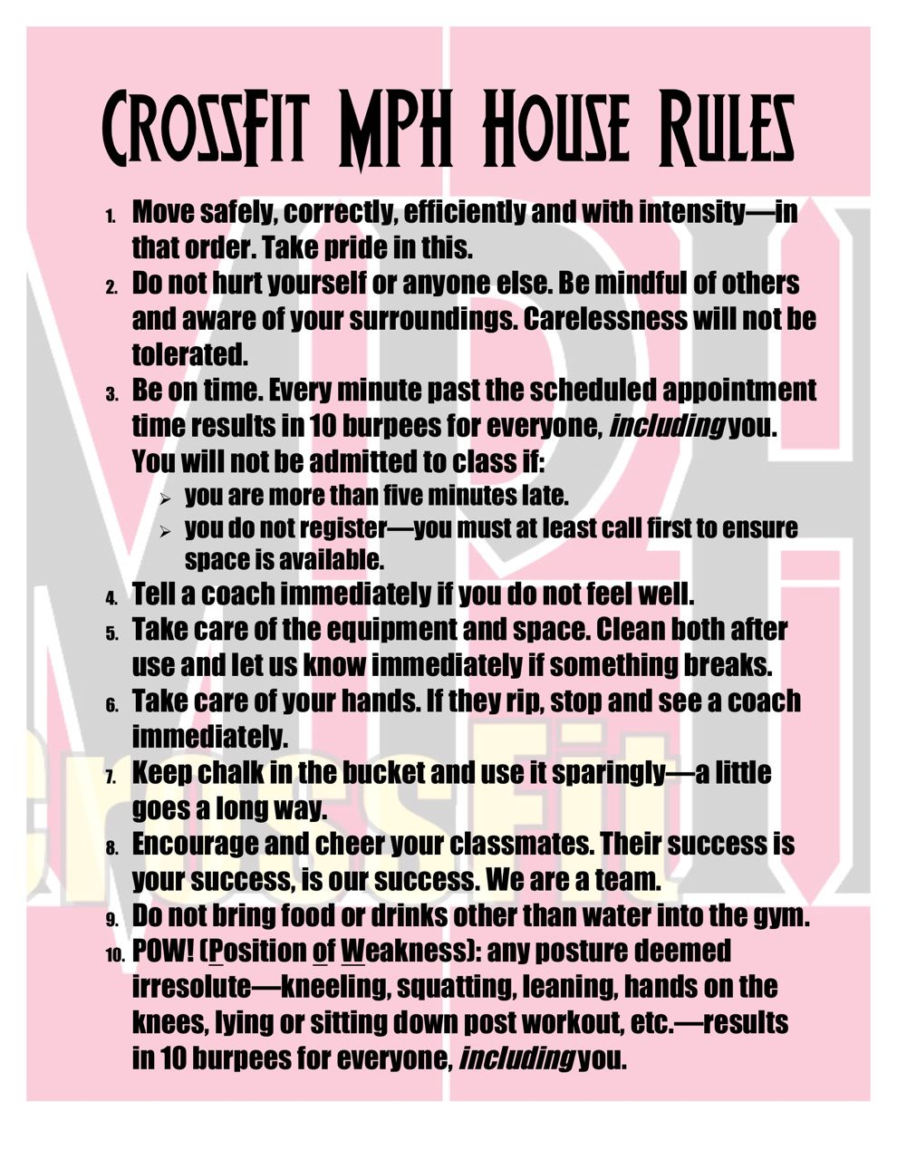 Workout Of The Day Crossfit MPH Workout Of The Day Crossfit MPH